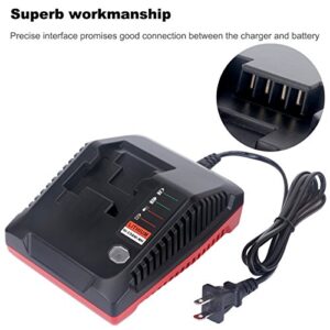 Lasica 18V 3.0A Fast Battery Charger PCXMVC Replacement for Porter-Cable 18-Volt PC18B NiCd, NiMh & Lithium Cordless Tool Battery Packs PC18BL PC18BLEX Compatible with Porter Cable 18V Charger PCMVC