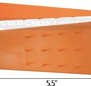 Cold Creek Loggers - Made in USA ! - 5.5 Inch Felling Wedge Chain Saw Logging Supplies Set of 4