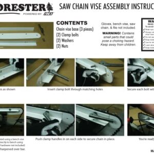 FORESTER Chain Saw Filing Vise SCFV-20