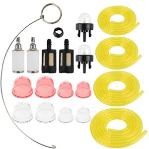 partszen AC04122 Fuel Line kit Primer Bulb Fuel Filter kit for Small Engine Zama Poulan Craftman Ryobi Homelite Husqvarna Chainsaw Weed Eater Trimmer Blower