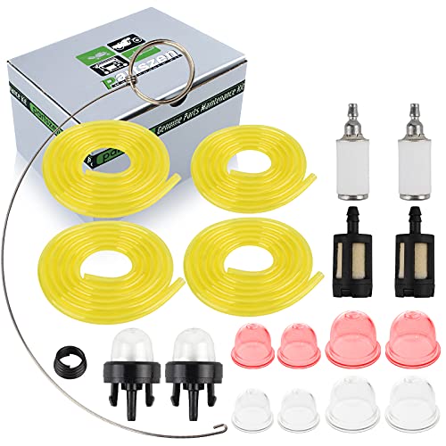 partszen AC04122 Fuel Line kit Primer Bulb Fuel Filter kit for Small Engine Zama Poulan Craftman Ryobi Homelite Husqvarna Chainsaw Weed Eater Trimmer Blower