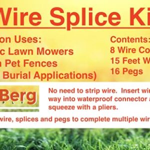 EMBerg Waterproof Wire Splice Kit for Wire Break Repair in Electric In-Ground Dog Fence Systems and Robot Lawn Mowers