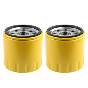 butom 52 050 02-s oil filter capacity for kohler husqvarna ayp poulan john deere ch11-ch25 cv11-cv22 m18-m20 mv16-mv20 sv715 sv725 sv735 cv13s cv15s cv640 sv730 sv810 sv820 sv830 and sv840 (2 pack)