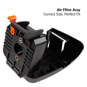 Huswell Air Filter & Cover Housing kit for Stihl FS38 FS45 FS46 FS55 FC55 FC55DZ FC55Z HL45 HL45Z HL45DZ KM55 KM55C KM55R MM55 MM55Z MM55C String Trimmer Weed Eater