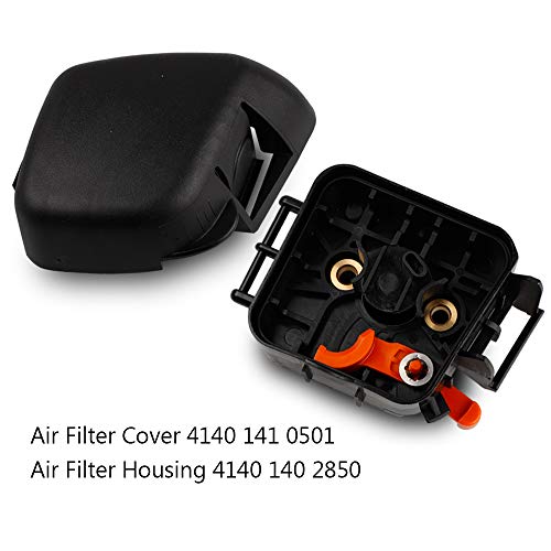 Huswell Air Filter & Cover Housing kit for Stihl FS38 FS45 FS46 FS55 FC55 FC55DZ FC55Z HL45 HL45Z HL45DZ KM55 KM55C KM55R MM55 MM55Z MM55C String Trimmer Weed Eater