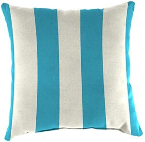 jordan manufacturing 9950pk1-2781d 18 in. outdoor accessory throw pillows, cabana turquoise