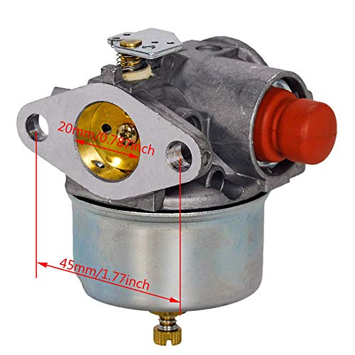 632795A Carburetor with 35066 Air Filter replacement for Tecumseh 632795 632046A 632078A 632099 TVS90 TVS100 ECV100 TVS120 TVS105 TVS115 TVXL115 TVXL90 TNT120 LAV35 TVXL115 TVS75 TVXL105 Engine Carb