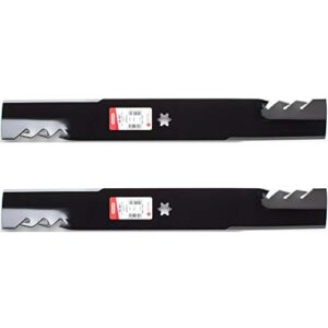 2pk oregon 96-401 gator g3 blade for cub cadet mtd troy-bilt 942-04290 742-04244