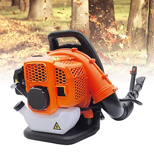 Commercial Backpack Leaf Blower Machine Gas Powered Snow Blower 2 Strokes Engine Lightweight for Yard Road Cleaning Garden Lawn Care Tools (42.7CC)