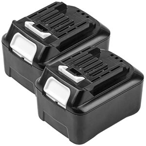 [2-pack] 12v high-output 5.0ah! battery for makita battery bl1021b bl1041b power tools 12-volt max cxt lithium-ion battery