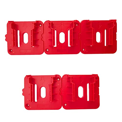 UOSXVC 10Packs Battery Holders for Milwaukee 18V Mount Fit for M18 Battery