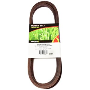 maxpower 336319 deck drive belt for 46″ cut poulan/husqvarna/craftsman, 405143, 532405143, 58445310 and many others