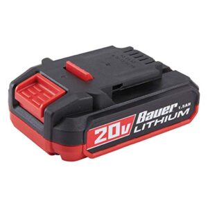 bauer 1701c-b hypermax lithium 1.5ah compact battery, 20 v