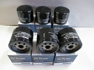 kohler 12 050 01-s engine oil filter for ch18 – ch25 and cv18 – cv25- 6 pack