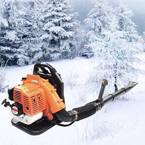 2-Stroke Backpack Gas Leaf Blower 42.7CC Gasoline Snow Blower Backpack Leaf Blower, 1250w Leaf Blower for blowers for Lawn Care and Snow Blower for Yard Cleaning