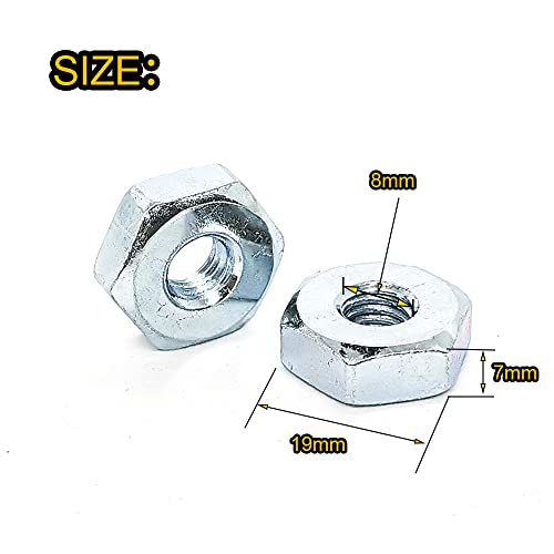 Tormurbutl Sprocket Cover Bar Nut for STHIL MS171 MS181 MS192T MS211 MS231 MS251 MS291 MS311 MS361 MS362 MS391 MS441 MS461 Chainsaw Replacement Parts 0000 955 0804 (Pack of 2)