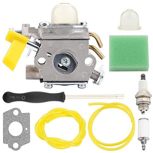 Venseri 26cc Carburetor with Check Valve for Homelite Ryobi Poulan Craftsman 30cc 26cc Trimmer Blower ZAMA C1U-H60 Carb Replace 308054013 308054012 308054004 308054008