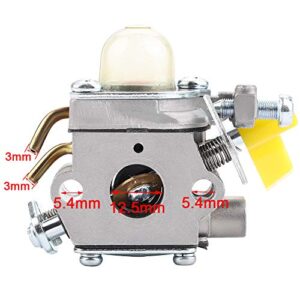 Venseri 26cc Carburetor with Check Valve for Homelite Ryobi Poulan Craftsman 30cc 26cc Trimmer Blower ZAMA C1U-H60 Carb Replace 308054013 308054012 308054004 308054008