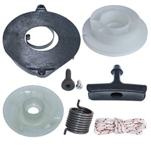 AUMEL Recoil Starter Pulley Spring Grip Rope Kit for Husqvarna 435 440 Chainsaw Replace # 540057502.