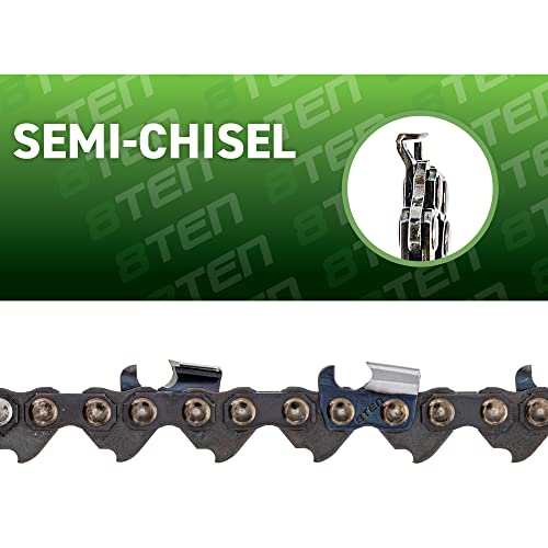 8TEN Chainsaw Chain for Stihl MS290 MS650 MS271 MS260 039 20 inch .063 Gauge .325 Pitch 81DL 2 Pack