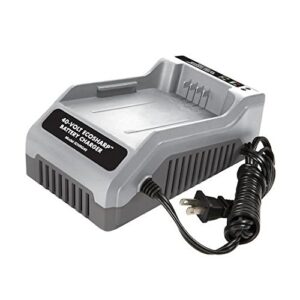 snow joe + sun joe ichrg40 ecosharp lithium-ion battery charger | 40 volt , gray