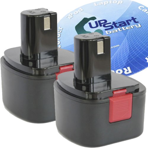 2-Pack Lincoln 12V Battery Replacement - Compatible with Lincoln PowerLuber Grease Guns Models # 1201, 1240, 1242, 1244, LNI-1201, LNI-1242, LNI-1244 (1300mAh, NICD)