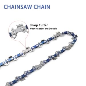 O-CONN 4 Pack 14 Inch Chainsaw Chain 3/8" LP Pitch .050'' Gauge 52 Drive Links Fits Echo, Craftsman, Poulan, Ryobi and more