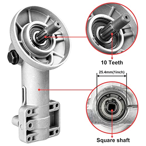 Toolcool Trimmer Gear Head Gearbox Head Replacement for Stihl FS91R FS120 FS200 FS220 FS250 FS400 FS450 String Trimmer Weed Eater Brush Cutter Part No. 41806400114