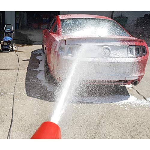 DUSICHIN DUS-218 Foam Cannon Snow Foam Lance Thick Foam Dispenser Pressure Washer Spray Gun Adjustable Nozzle 3000 PSI Jet Wash Adjustable Spray Nozzle Foam Maker 360 Degree Turning for Car Cleaning