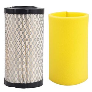 HIPA 793569 793685 Air filter/Pre Filter with Fuel Filter for Compatible with Briggs and Stratton Craftsman 793569 John Deere LA125 D120 Mower Tractor