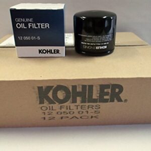 KOHLER 12 050 01-S Engine Oil Filter For CH18 - CH25 And CV18 - CV25- 12 pack