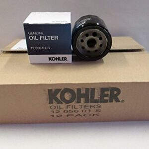 KOHLER 12 050 01-S Engine Oil Filter For CH18 - CH25 And CV18 - CV25- 12 pack