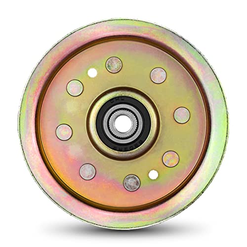 UP2WIN 756-04129 Idler Pulley for Cub Mower - Idler Pulley Bearing Fit for Cub Cad LT1050 LT1045 LTX1040 LTX1046 LTX1045 LTX1050 RZT50 Riding Lawn Mower Tractor with 42" 46" 48" 50" 54" Deck