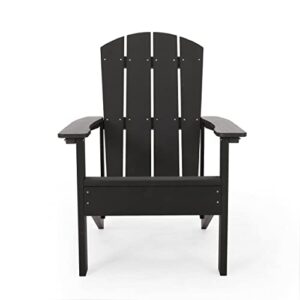 christopher knight home culver adirondack chair, black