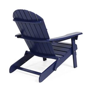 Christopher Knight Home 296701 Hanlee Adirondack Chair, Navy Blue