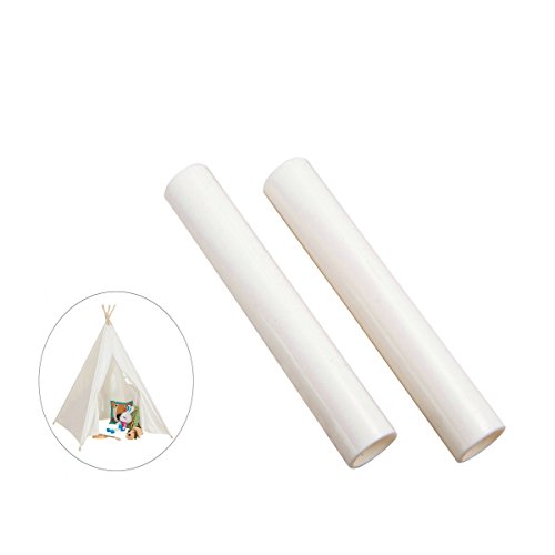 JEKANEL Three Pcs Pole Connectors for Wood Pole of Canvas Kids Teepee