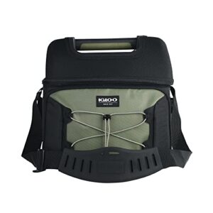 igloo olive gripper 22 can voyager softsided lunch bag