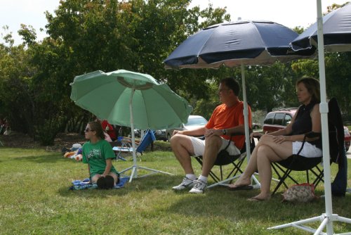 JoeShade, Portable Sun Shade Umbrella, Sunshade Umbrella, Sports Umbrella, Blue