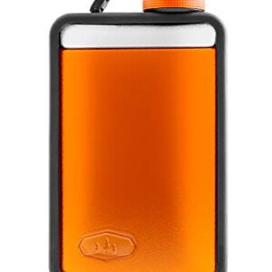 GSI Outdoors, Boulder Flask, Rugged and Shatter-Resistant, Outdoor Hip Flask, Graphite, 10 Fluid Ounces