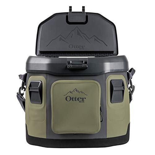 OtterBox Trooper Cooler 20 Quart - Alpine Ascent (Green/Black/Orange)