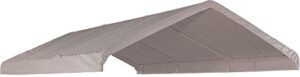 shelterlogic supermax all purpose outdoor 10 x 20-feet canopy replacement cover for 2-inch frame canopies (cover only, frame not included)