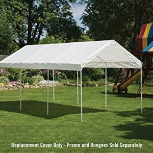 ShelterLogic SuperMax All Purpose Outdoor 10 x 20-Feet Canopy Replacement Cover for 2-Inch Frame Canopies (Cover Only, Frame Not Included)