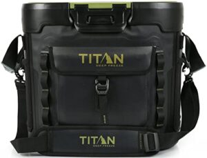 titan deep freeze welded coolers and welded backpacks, leak proof, microban protection, and multi-day ice retention