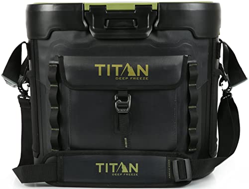 Titan Deep Freeze Welded Coolers and Welded Backpacks, Leak Proof, Microban Protection, and Multi-Day Ice Retention