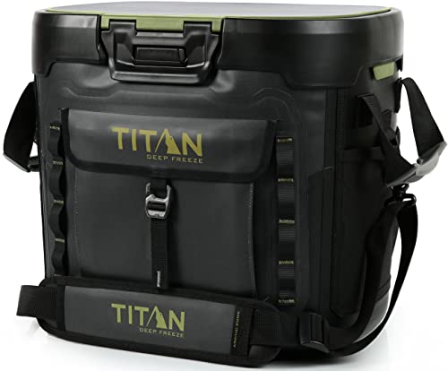 Titan Deep Freeze Welded Coolers and Welded Backpacks, Leak Proof, Microban Protection, and Multi-Day Ice Retention