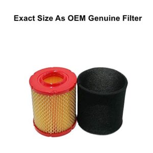 MOWFILL 2 Pack 937-05066 Air Filter Replace for MTD 937-05066 737-05066 Rotary 15847 Fits MTD 547cc PowerMore 4X90HU 4X90HUA 8X90KU 8X90KUB 8X90ZU 8X90ZUA 9X90HU 9X90HUA AX90HU AX90HUA AX90HUB