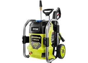 ryobi 2000 psi 1.2 gpm cold water electric pressure washer