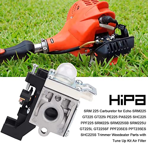 Hipa SRM 225 Carburetor Air Filter Adjustment Tool Kit for Echo Trimmer SRM225 SRM-225 GT225 GT-225 PE225 PE-225 PAS225 PAS-225 SHC225 PPF225 Weedeater Parts RB-K93 Repower Maintenance Kit