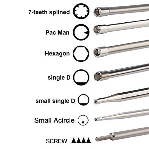 Hipa Pack-of-14 Carburetor Adjustment Tool Ignition Coil Spark Tester for 2-Cycle Small Engine Compatible with Poulan STIHL Echo Ryobi Troy Bilt Trimmer Leaf Blower Weedeater Chainsaw