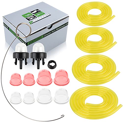 partszen AC04122 Fuel Line Primer Bulb Kit for Zama Ryobi Homelite Husqvarna Poulan Craftman Chainsaw Trimmer Blower Carburetor Weed Eater